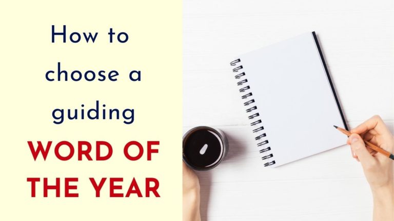 How to choose a guiding word of the year (and implement it)